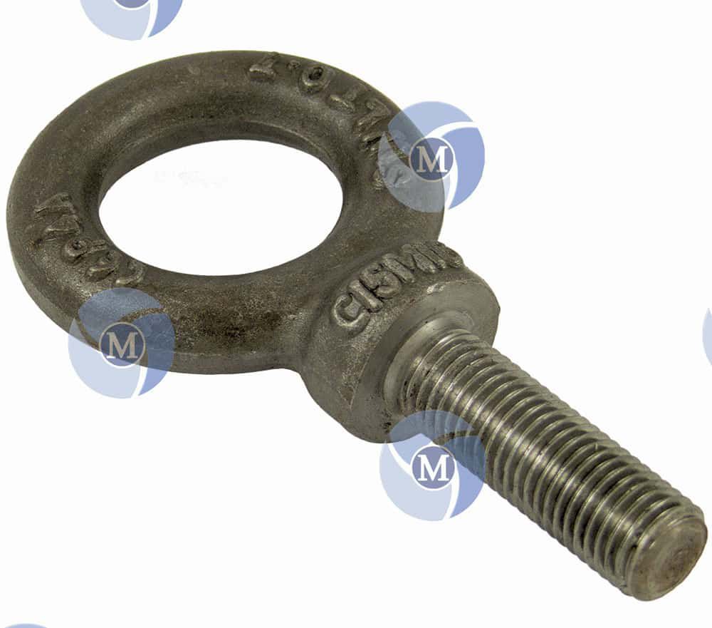 Anneau de levage mâle long brut M8 (Acier)