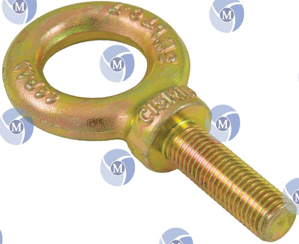 Anneau de levage mâle long bichromaté M8 (Acier)