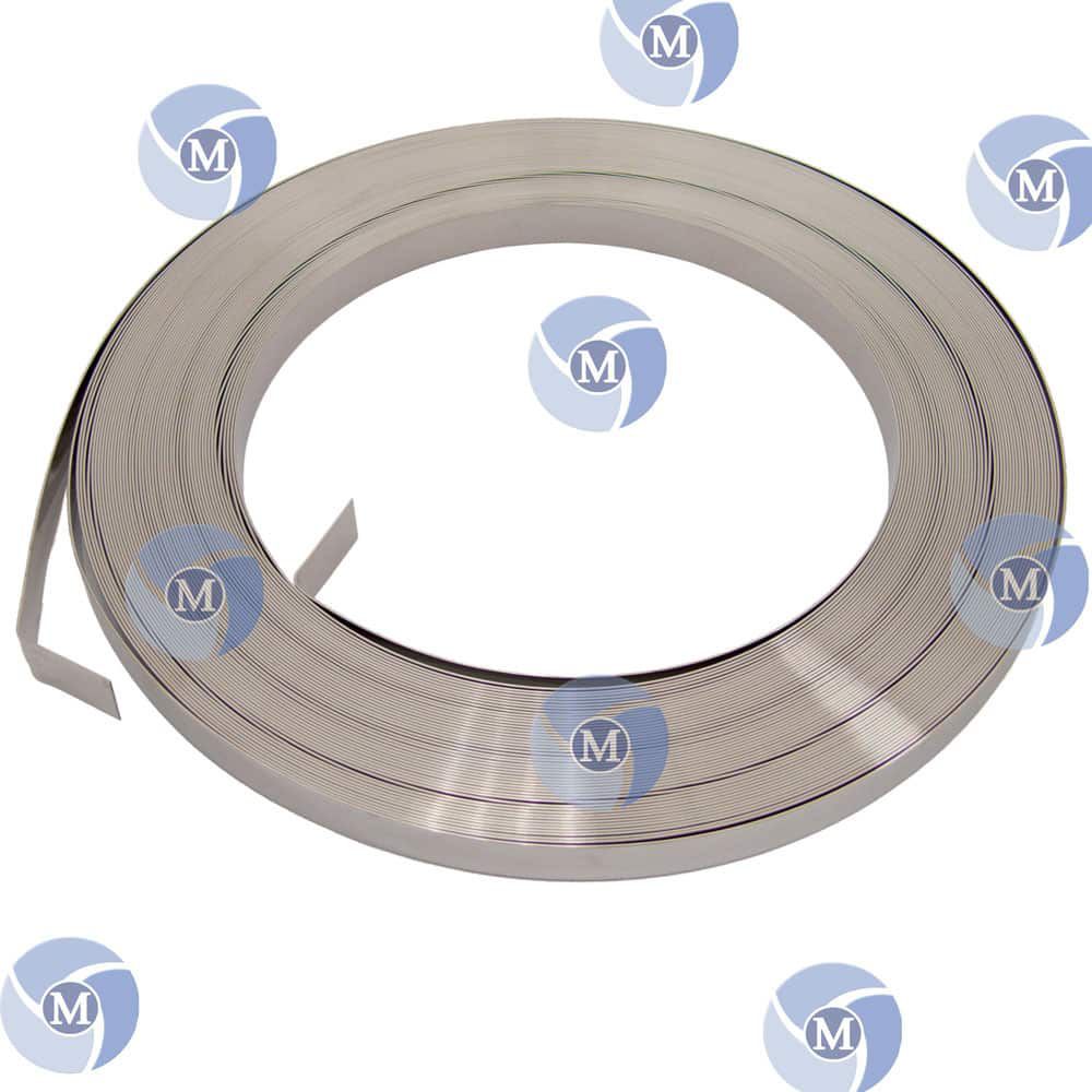 Carton de 30m de bande feuillard 12,7mm x 0,75mm (Inox)