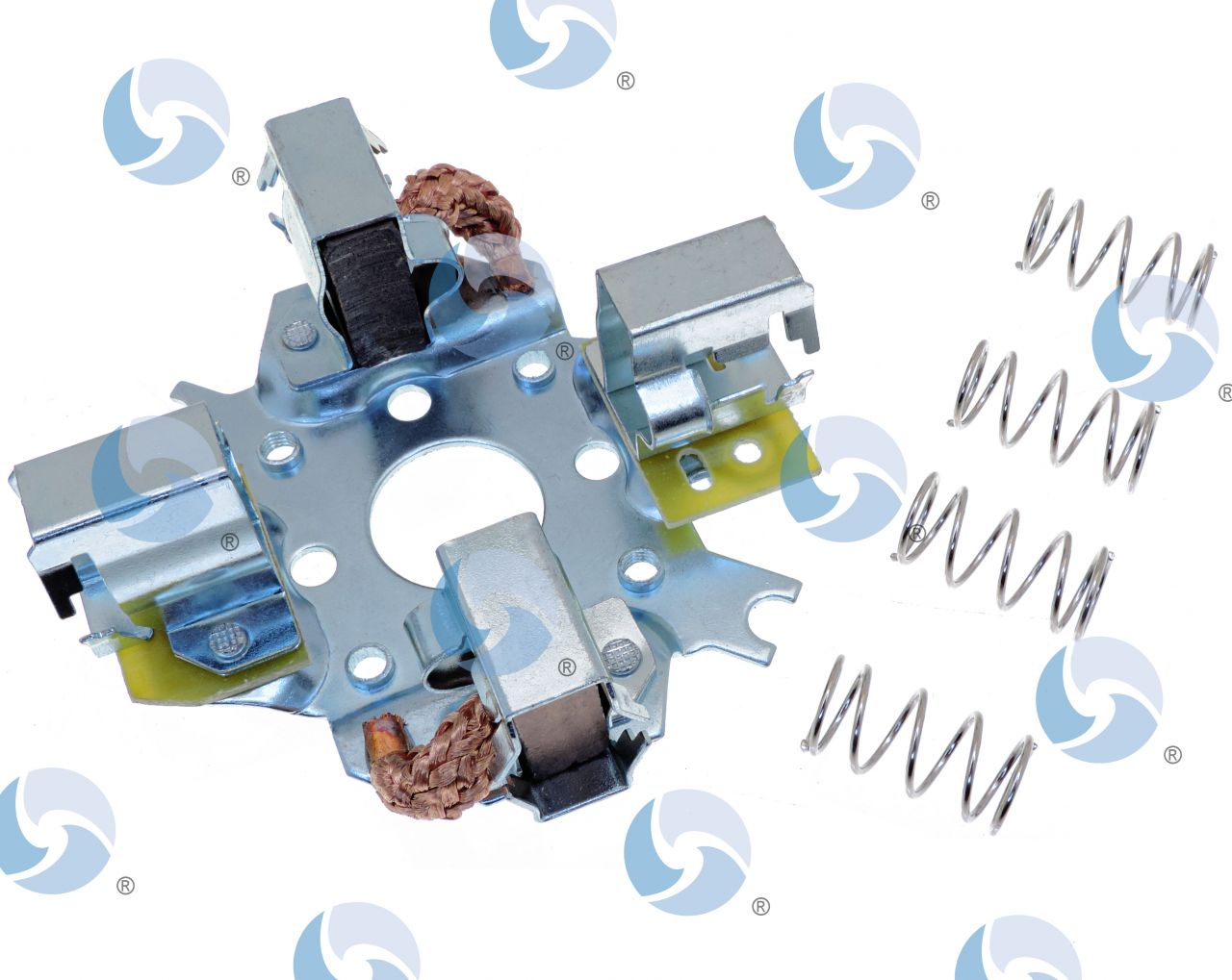 Couronne porte-balais compatible pour démarreur BOSCH 0001369014