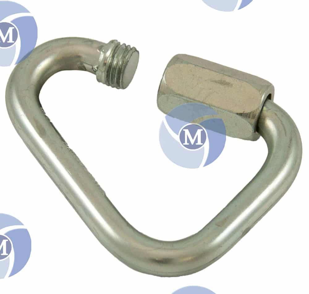 Maillon rapide delta Ø 8mm (Acier)