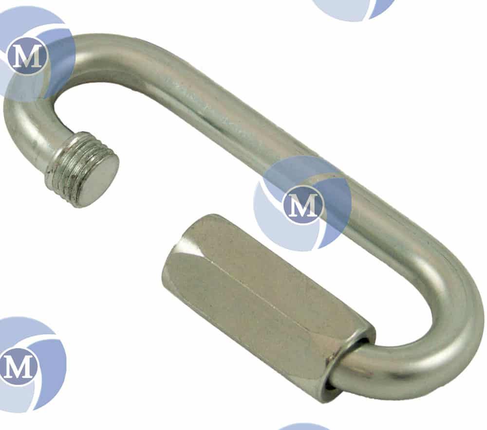 Maillon rapide à grande ouverture Ø 20mm (Acier)