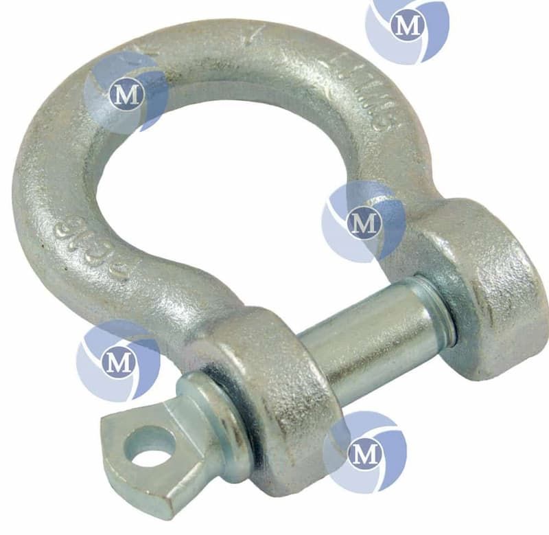 Manille lyre à piton à oeil Ø 16mm (Acier)