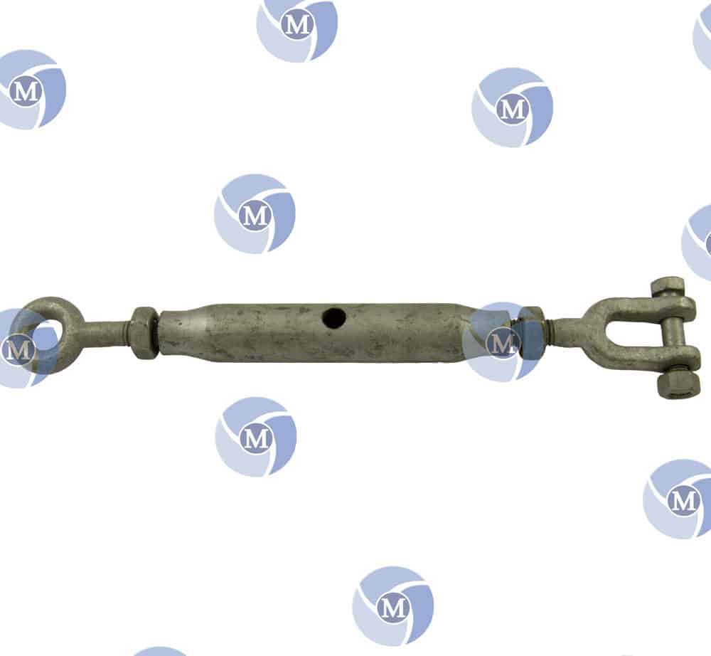 Ridoir à un anneau et une chape galvanisé à chaud M20 (Acier)