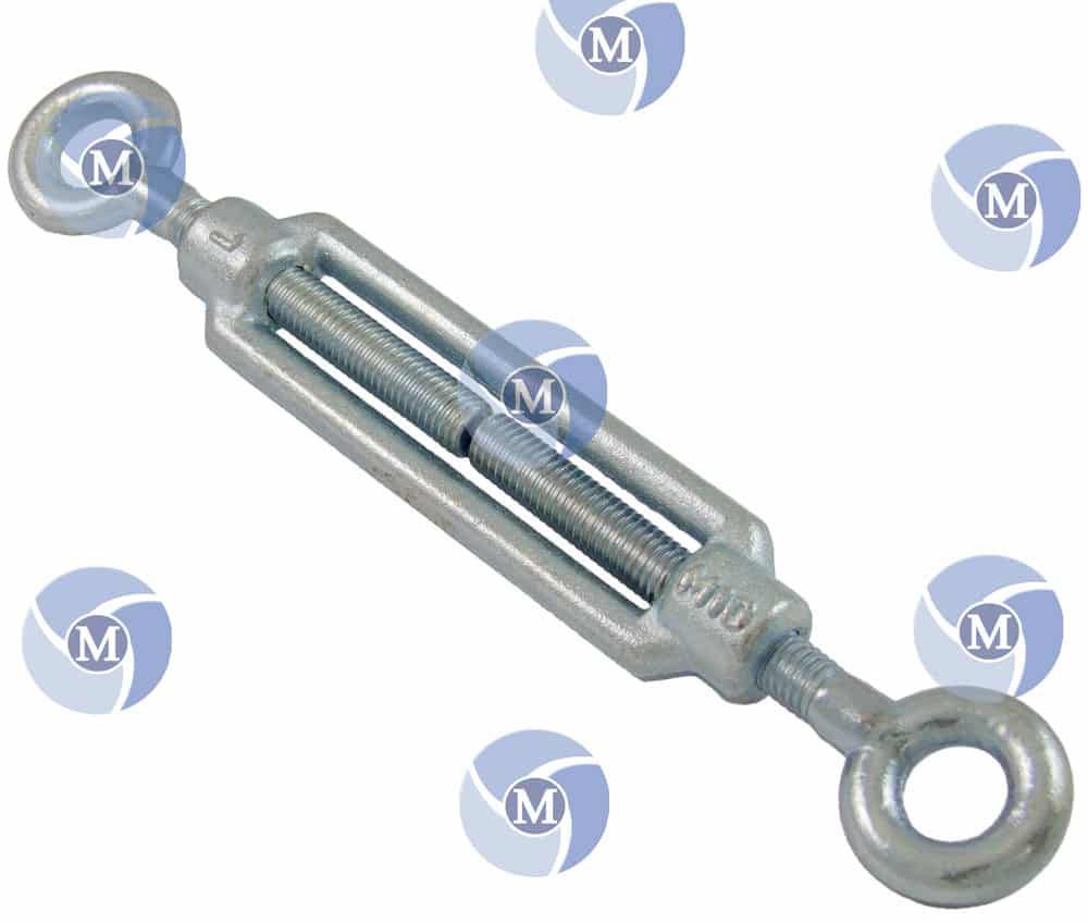 Tendeur à 2 anneaux cage DIN1480 M30 (Acier)